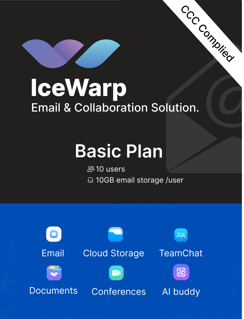 IceWarp Basic Email 10GB Plan (Yearly) for 10 users - Emarketplace
